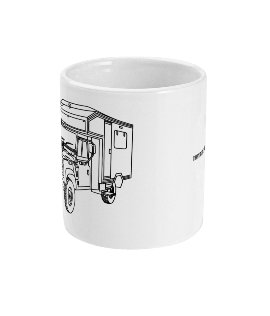11oz Mug - Land Rover Defender Pulse Battlefield Ambulance - Traversity